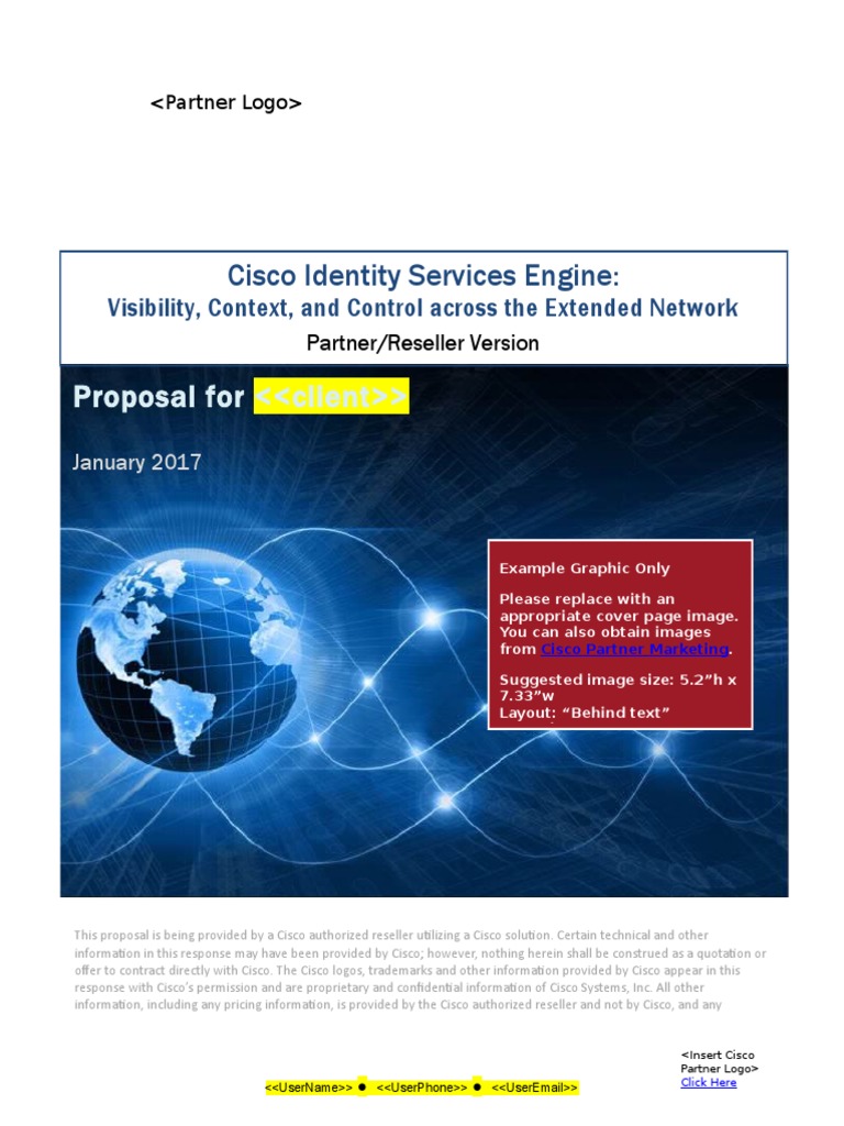 Cisco Identity Services Engine (ISE) - Proposal Template For Partner ...