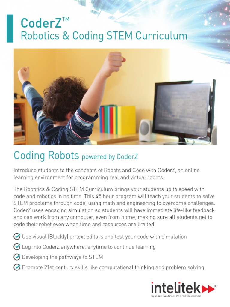 CoderZ Curriculum | PDF | Robot | Robotics