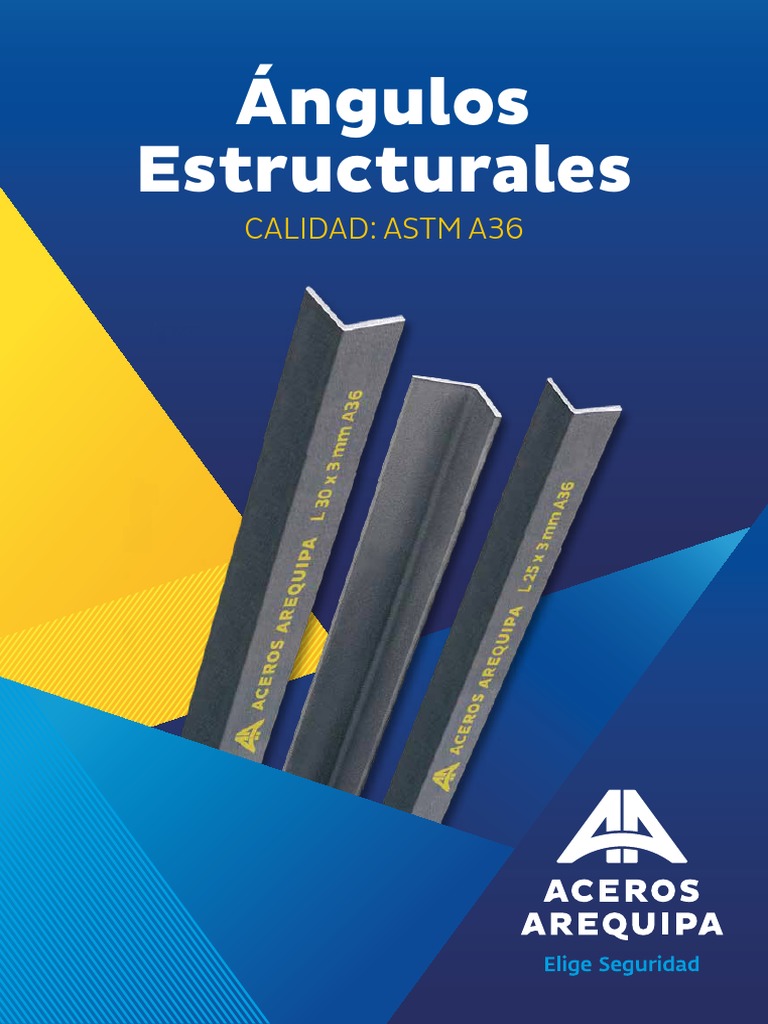 Ángulos Estructurales ASTM A36 Arequipa | PDF | Acero estructural ...
