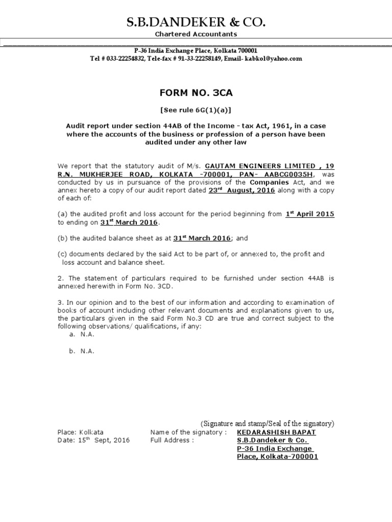 Gel Form 3ca-3cd | Payments | Cheque