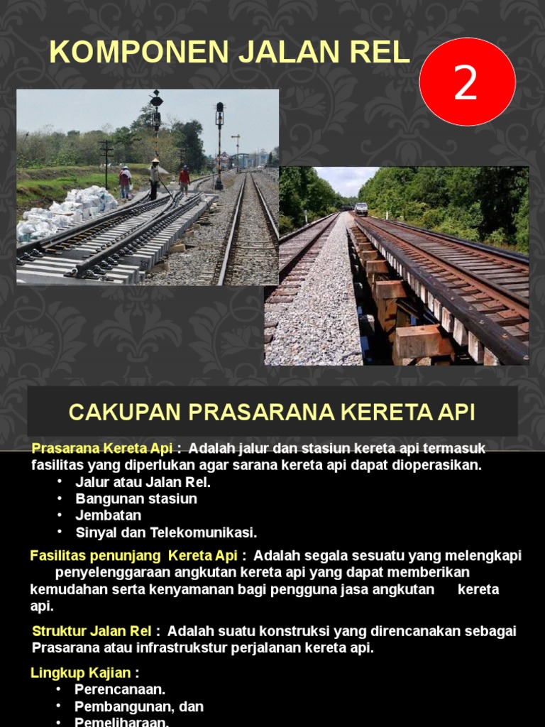 Komponen Jalan Rel Kereta Api | PDF