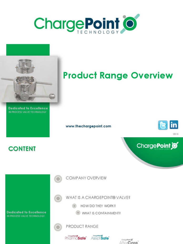 Product Range Overview - ChargePoint Technology, 2013 | PDF ...