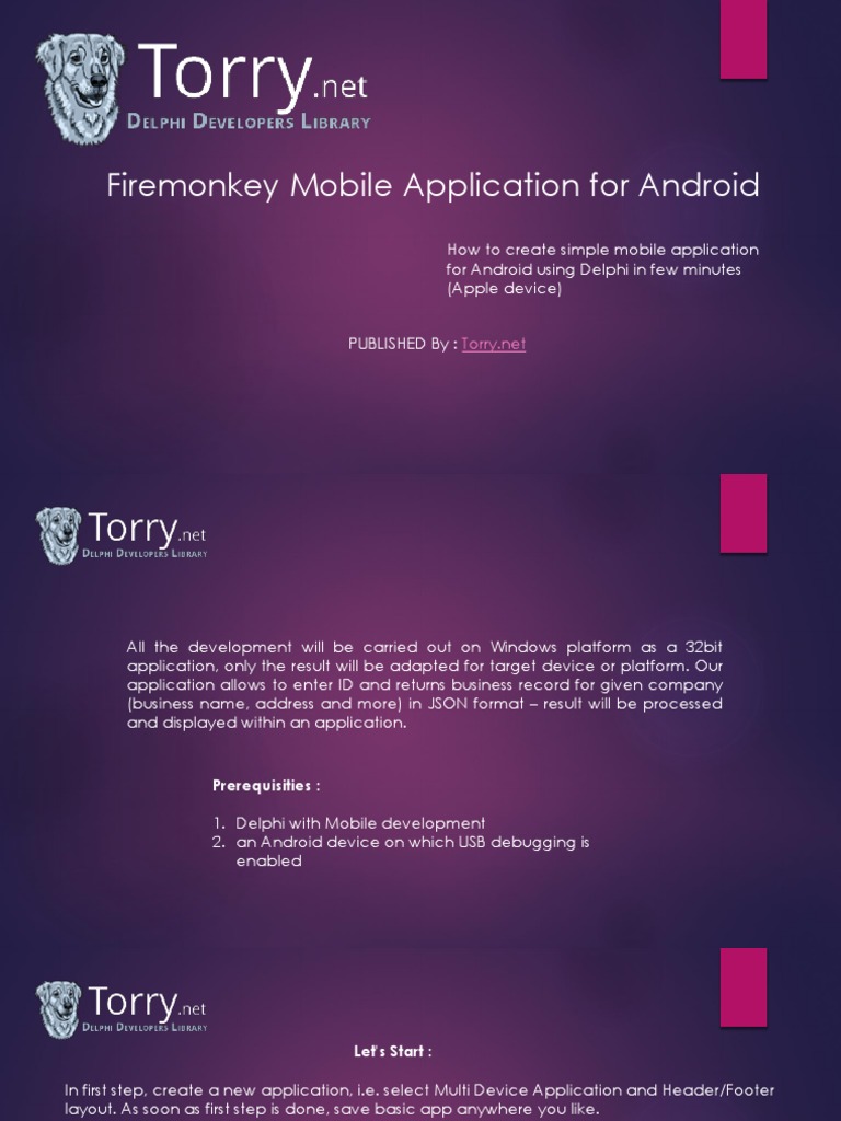 FireMonkey - Torry's Delphi Developers | PDF | Application Software | Mobile App