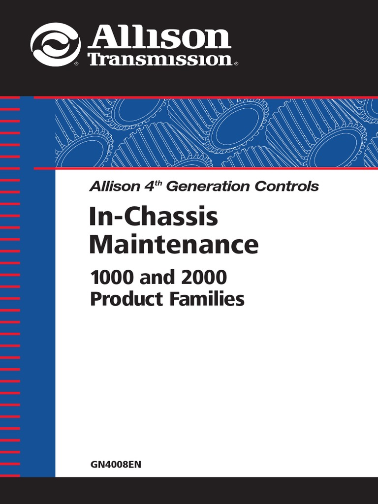 1K 2K In-Chassis Maintenance 4th Gen | PDF | Manual Transmission ...