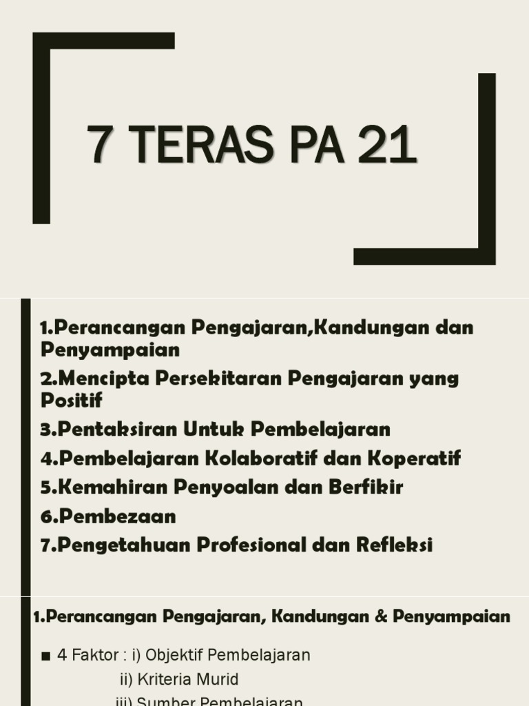 7 Teras PA 21 | PDF