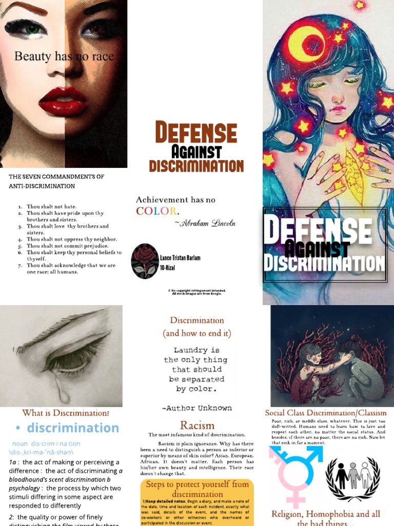 Defense Against Discrimination Brochure | PDF