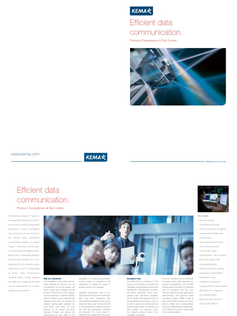 Efficient Data Communication.: Protocol Competence & Test Center | PDF ...