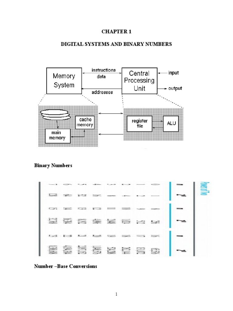Digital Systems and Binary Numbers | PDF