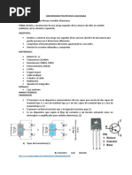 Lab 2 - Control de Giro Motor | PDF | Transistor | Transistor de unión ...