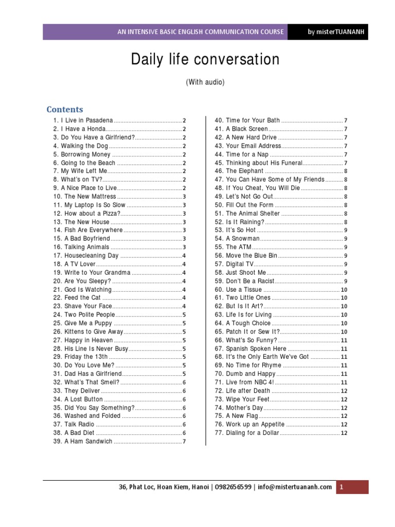 Daily Life Conversation | PDF | Automated Teller Machine | Business