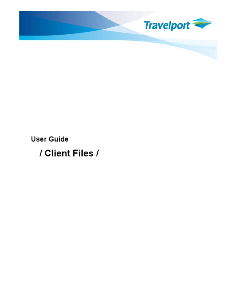 Client Files /: User Guide | Download Free PDF | Computer File | Data Management