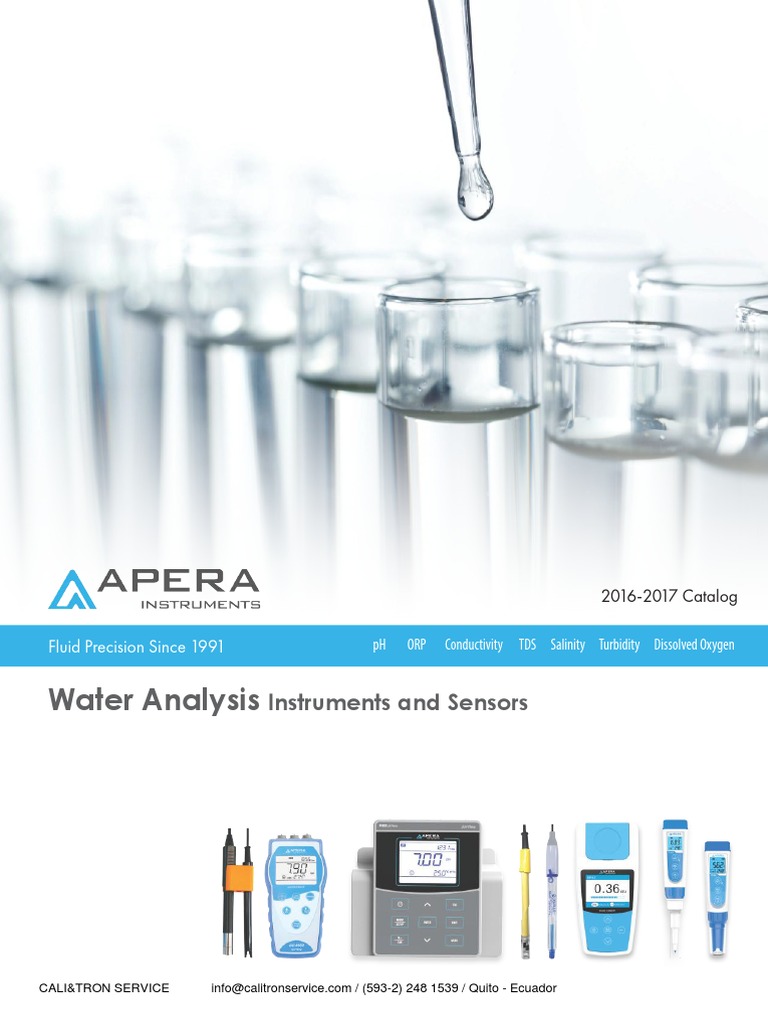 Apera Instruments Catalog 2016-17 C&T | PDF | Ph | Calibration