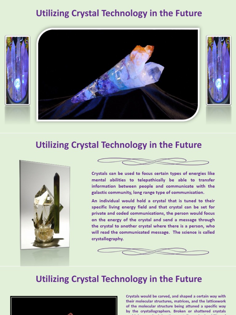 Utilizing Crystal Technology in The Future | PDF | Crystal | Light