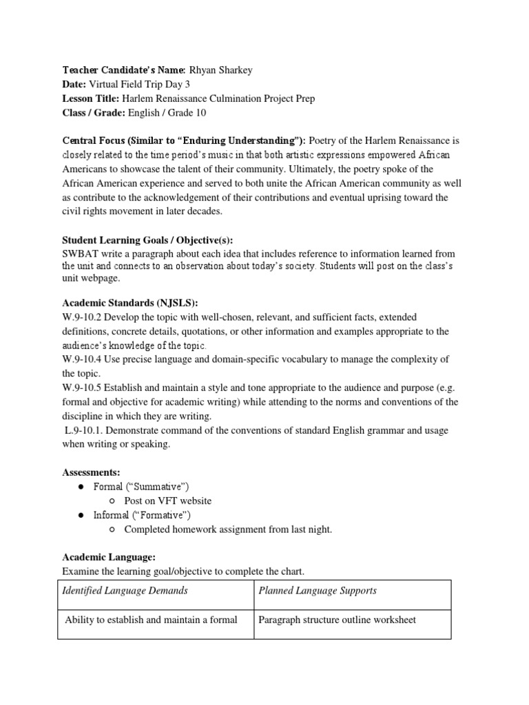 Day 3 Lesson | PDF | Homework | Individualized Education Program