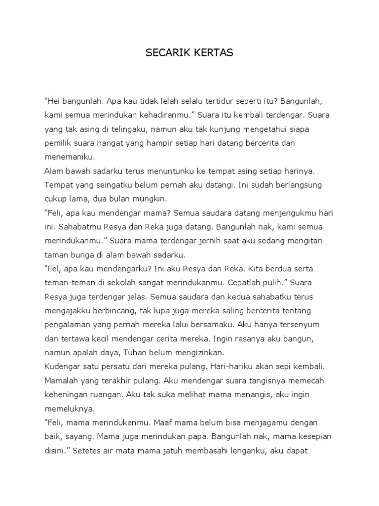 Secarik Kertas | PDF