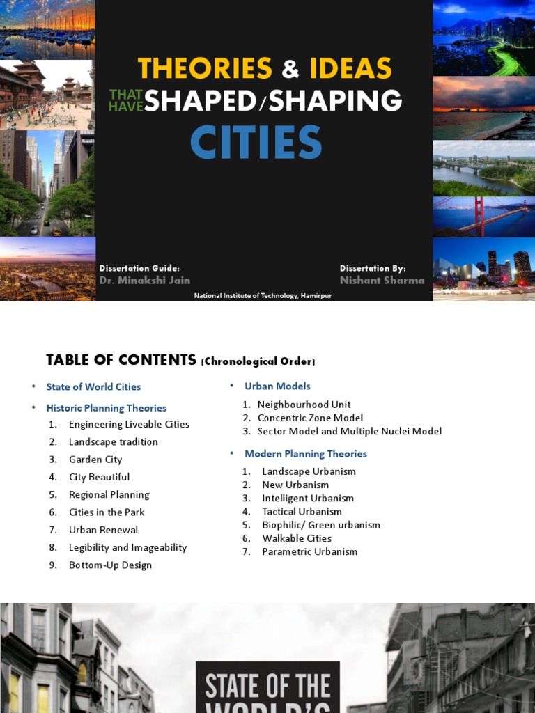 Theories and Ideas That Have/are Changing Cities | PDF | Urban ...