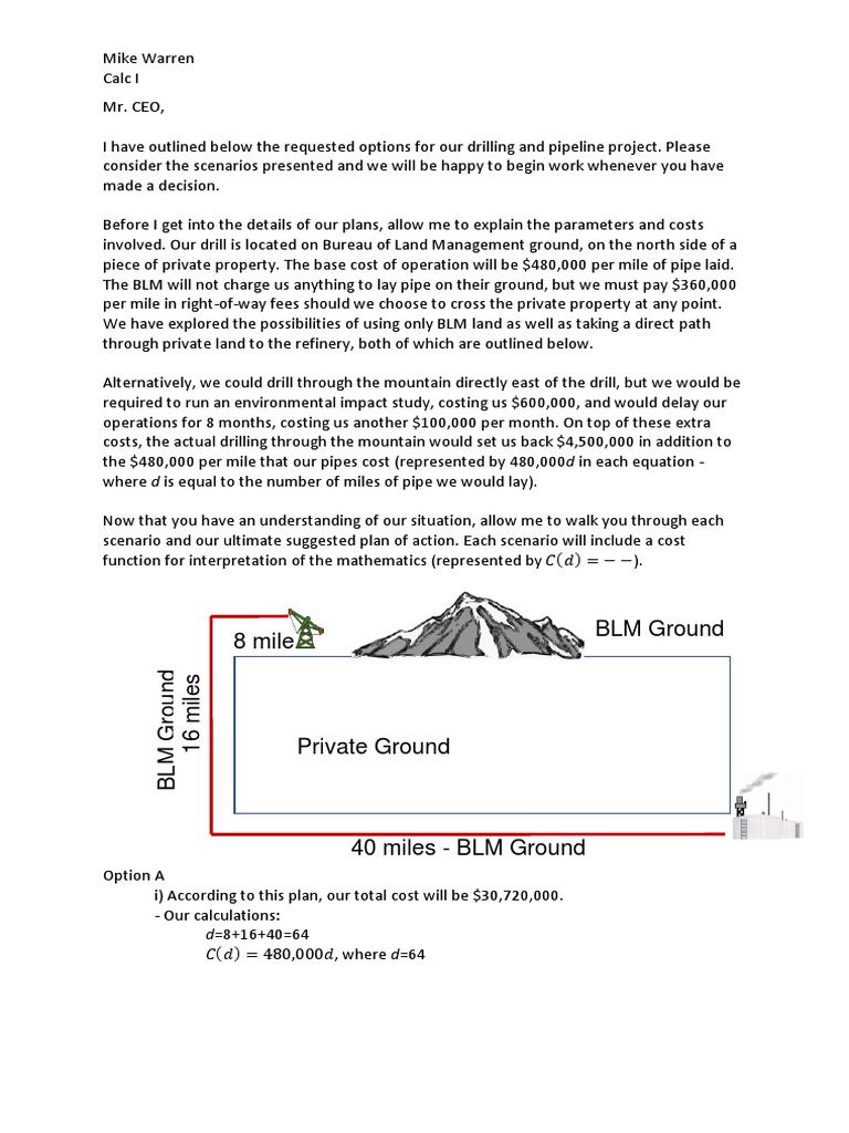Math 1210 Pipeline Project | PDF | Cognition | Business