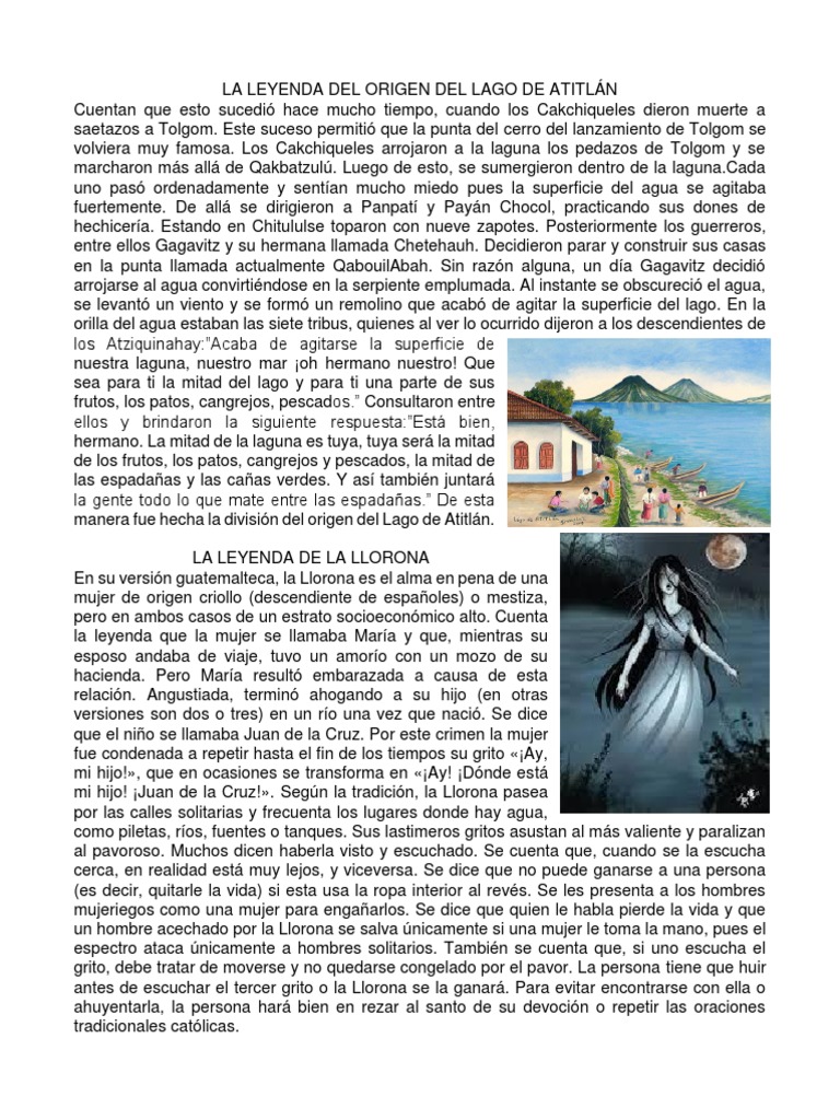 10 Leyendas de Guatemala | Religión y creencia | Ficción y literatura