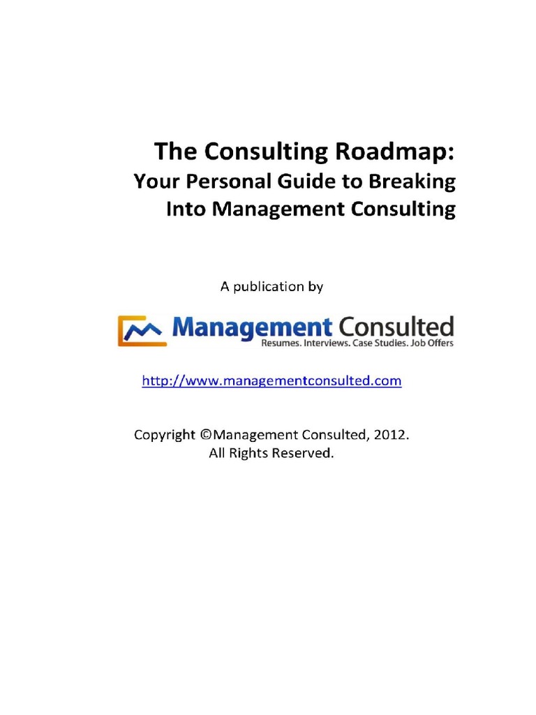 Consulting Roadmap | PDF