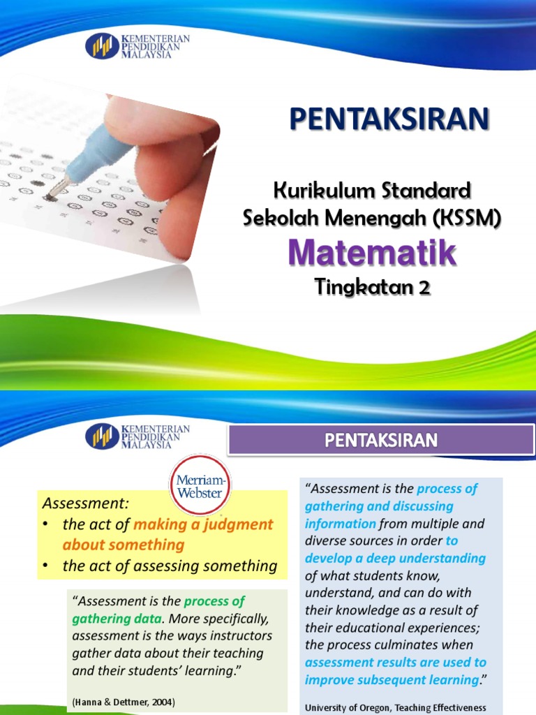 KSSM Maths f2 Pentaksiran | PDF