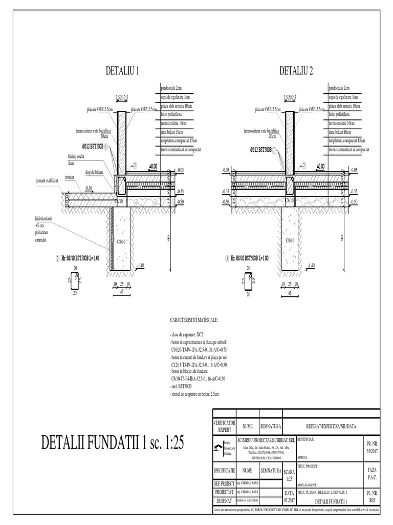 Detalii Fundatii | PDF