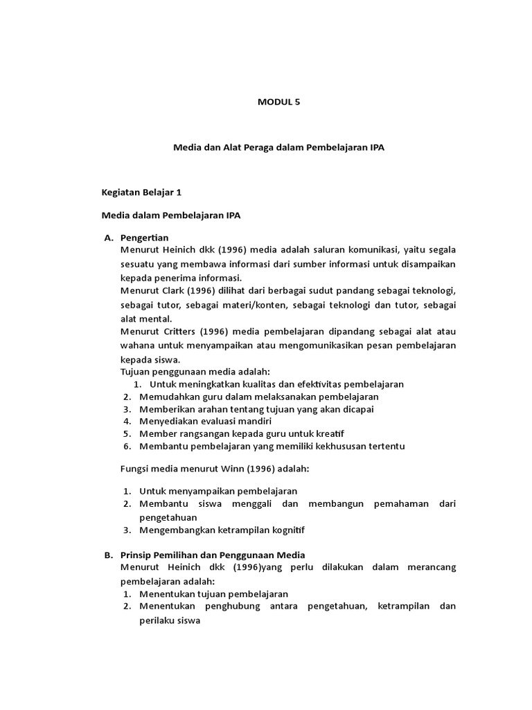 Modul 5 Ipa | PDF