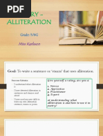Alliteration Worksheets for Grades 3-6 | PDF