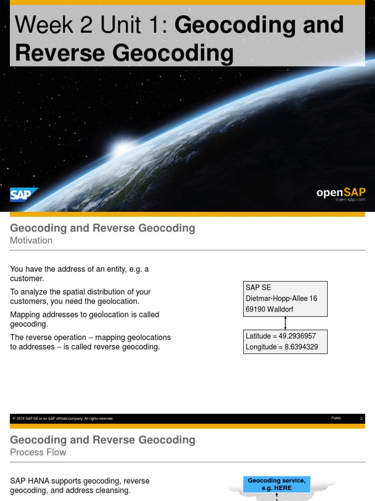 HANA Spatial Week2 | Download Free PDF | Cluster Analysis | Data