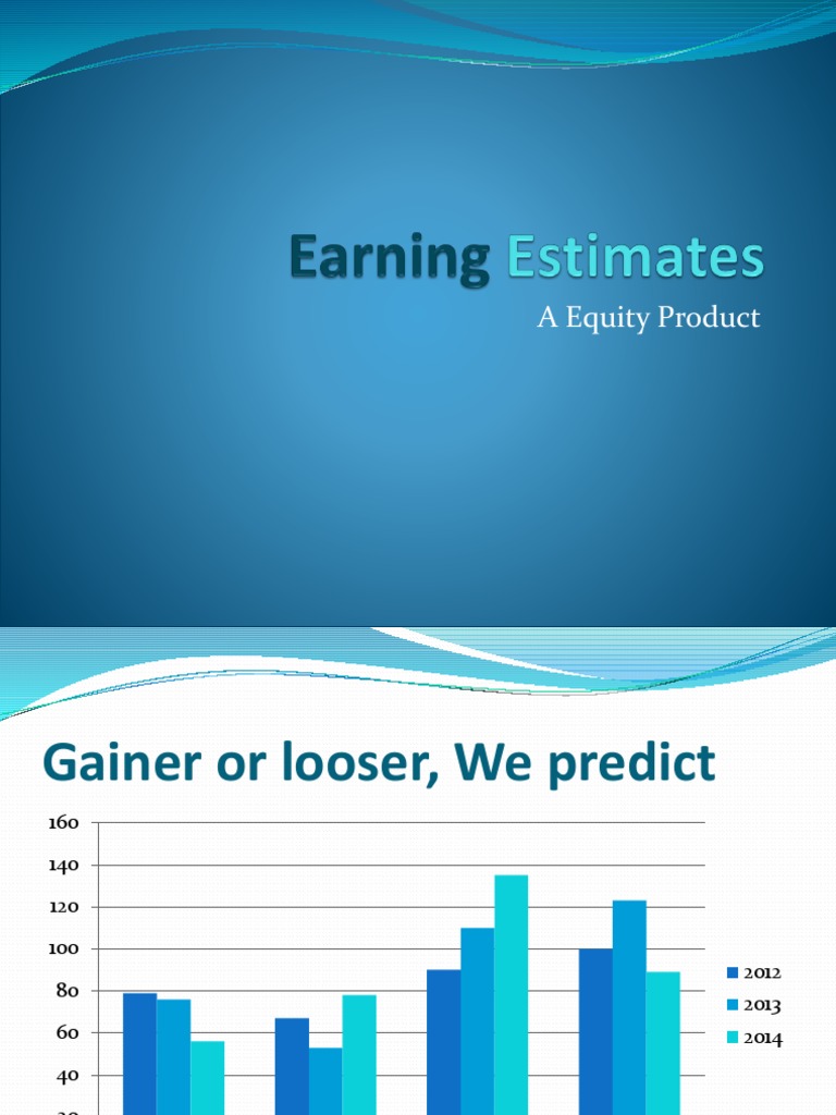 Earning Estimates | PDF