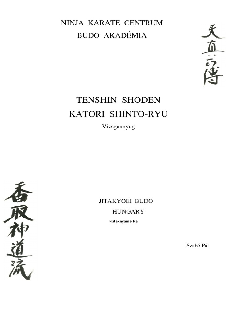 Katori Shinto Ryu | PDF | Combat Sports | East Asian Martial Arts