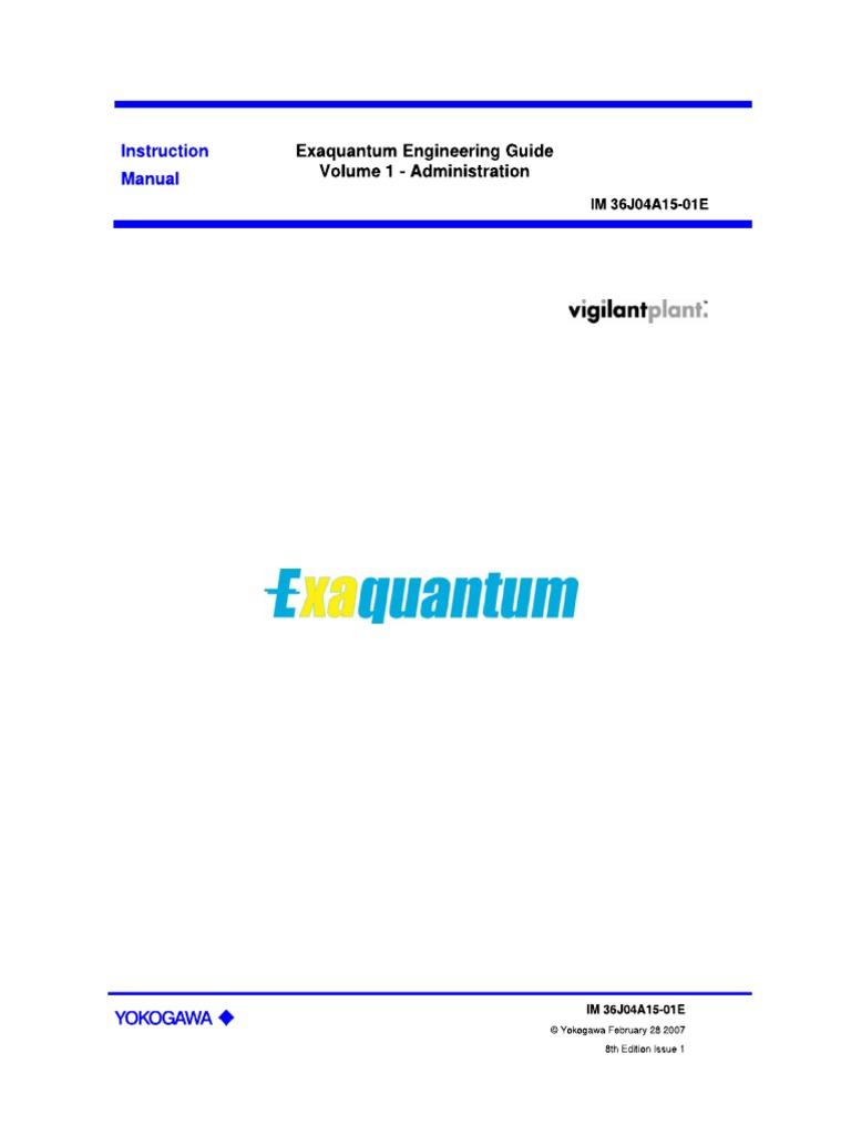 Exaquantum Engineering Guide-X123143 | PDF