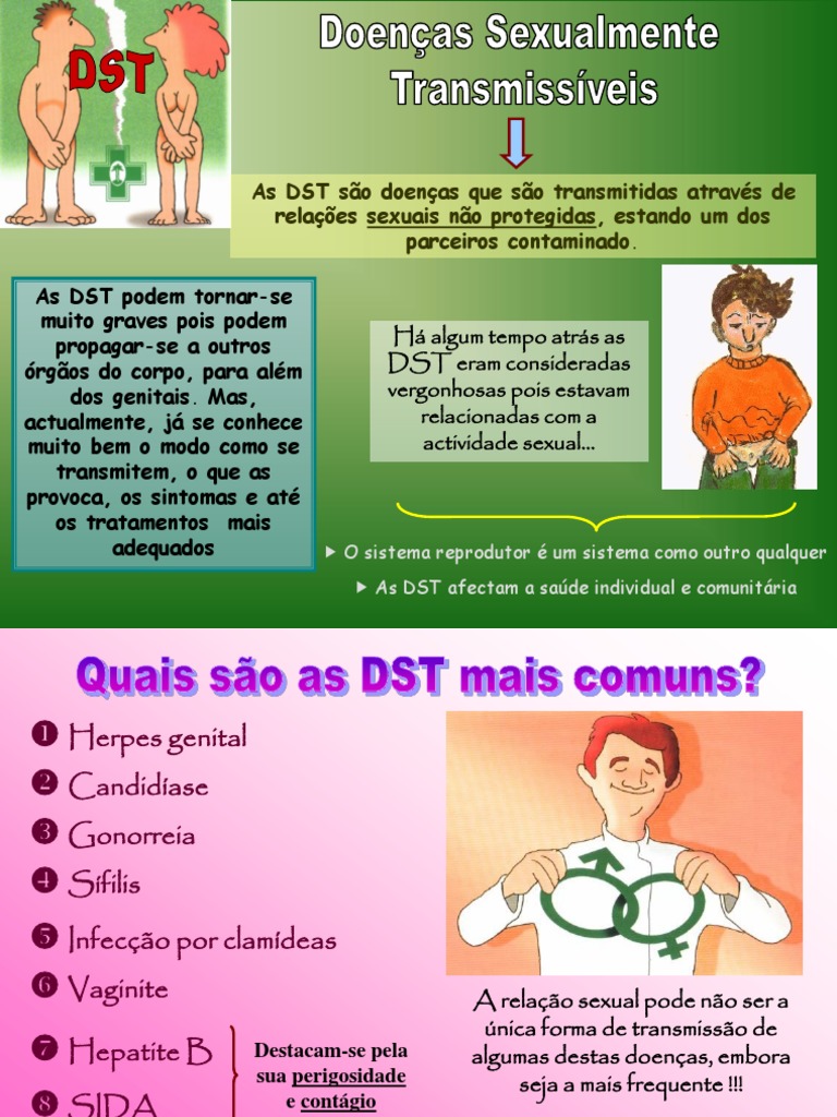 Principais Doenças Sexualmente Transmissíveis | PDF | HIV/AIDS ...