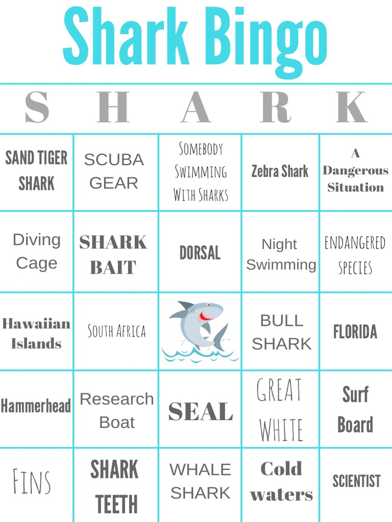 Shark Bingo | PDF
