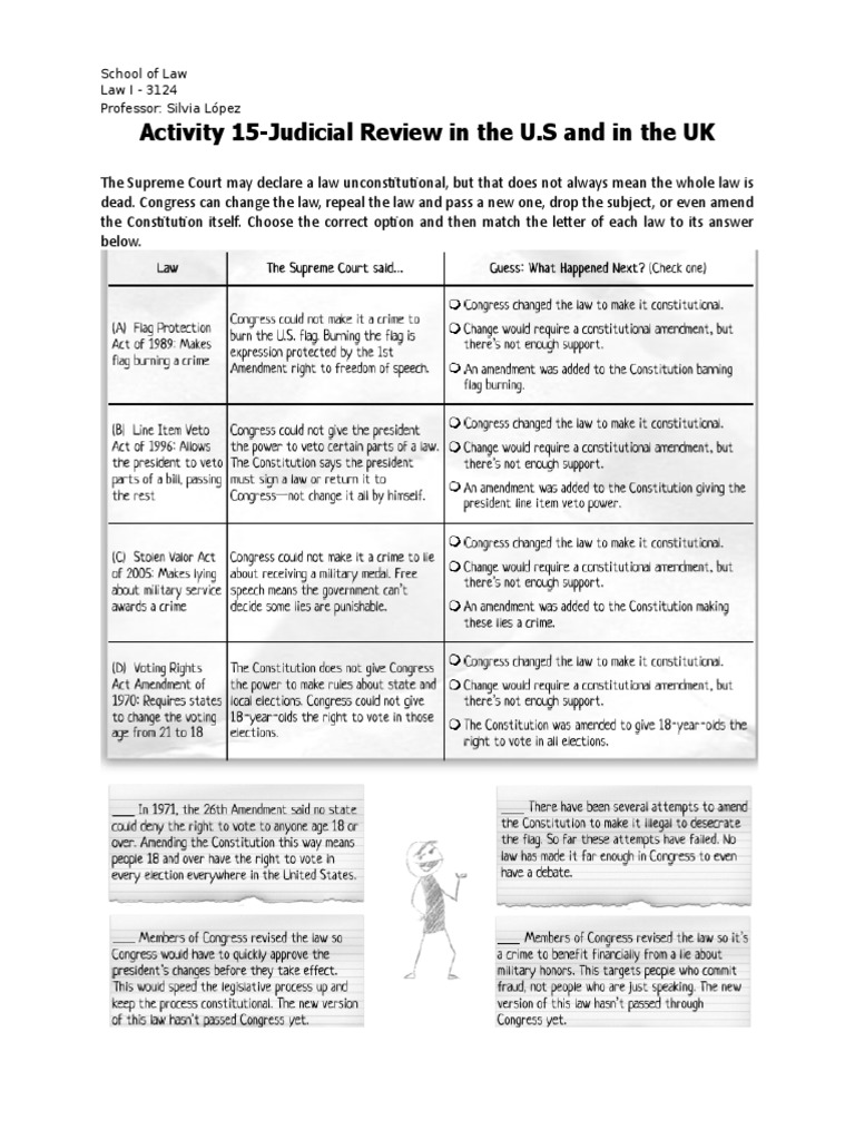 Judicial Review | PDF | United States Constitution | Supremacy Clause