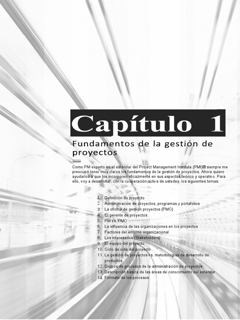 Fundamentos de la Gestión de Proyectos | PDF | Proceso de desarrollo de ...
