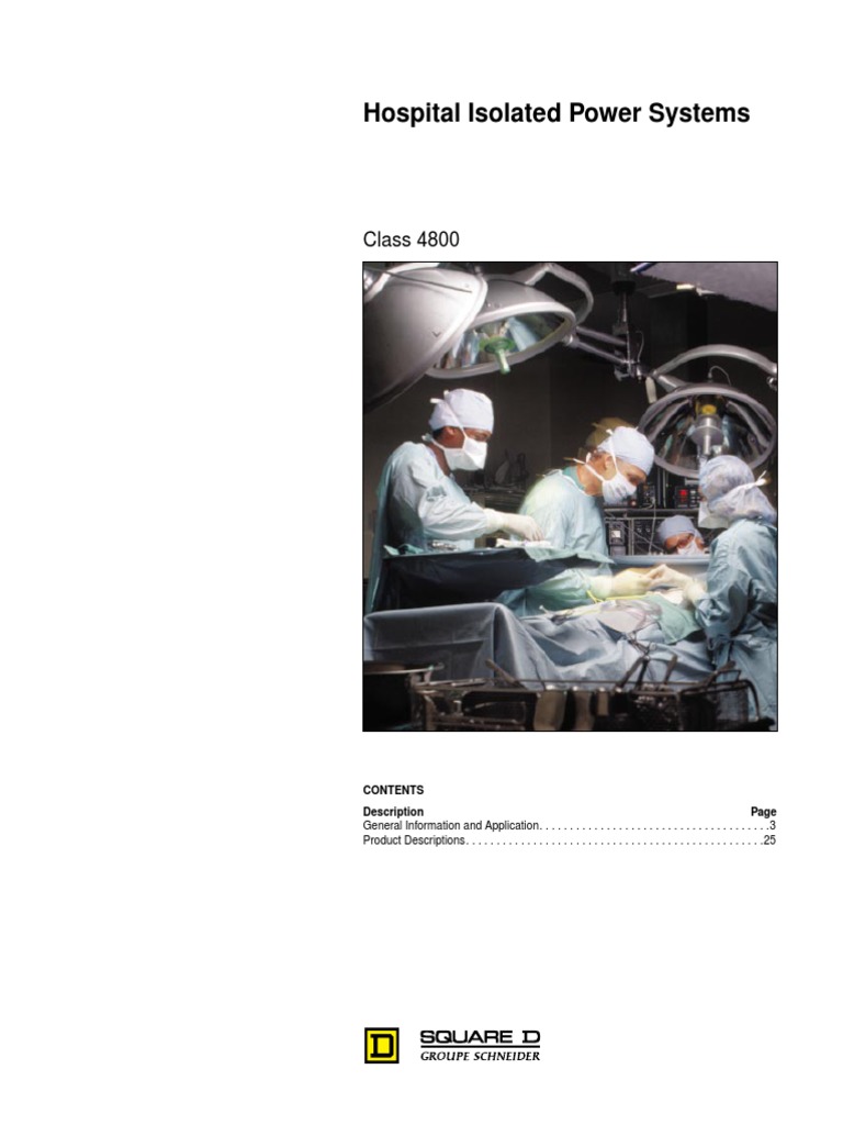 Hospital Isolated PowerSystems | PDF | Electric Shock | Transformer