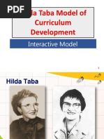 Hilda Taba Model | PDF | Curriculum | Learning