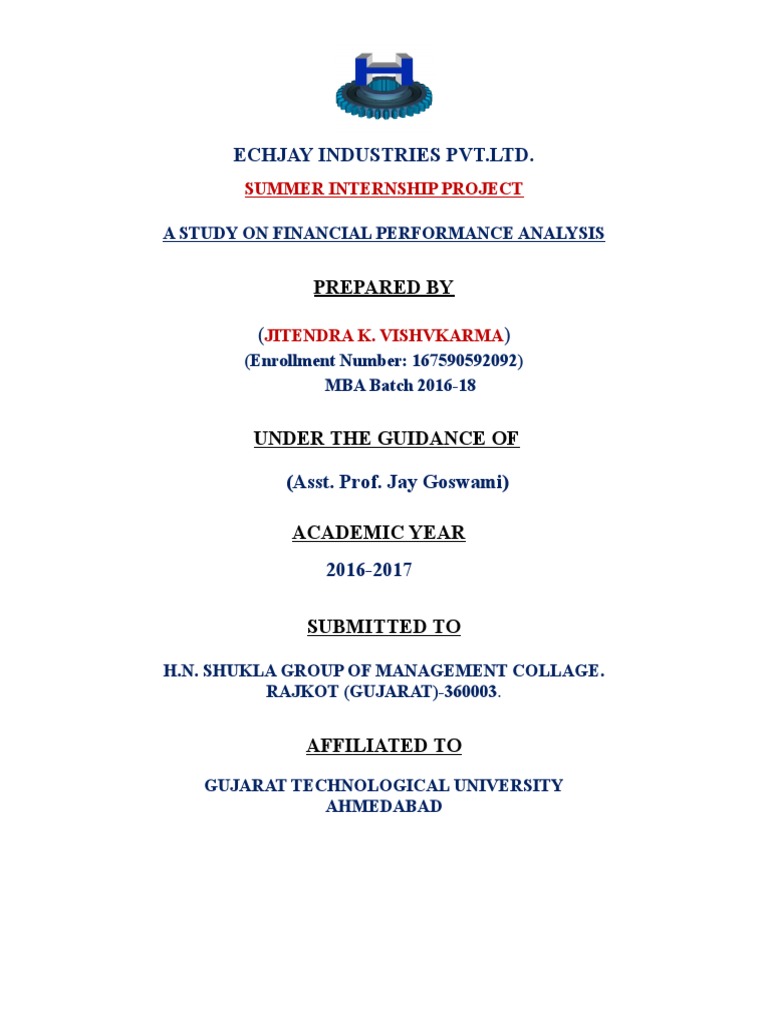 Echjay Industries Sip | PDF | Financial Capital | Capital Structure