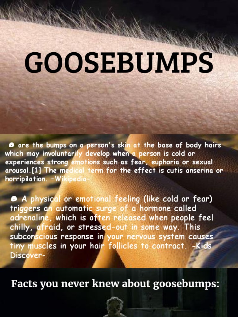 Understanding Goosebumps: Causes & Facts | PDF