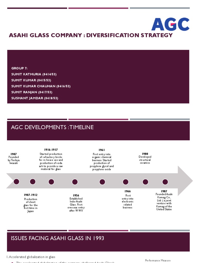 Asahi Glass Company | PDF | Joint Venture | Glasses