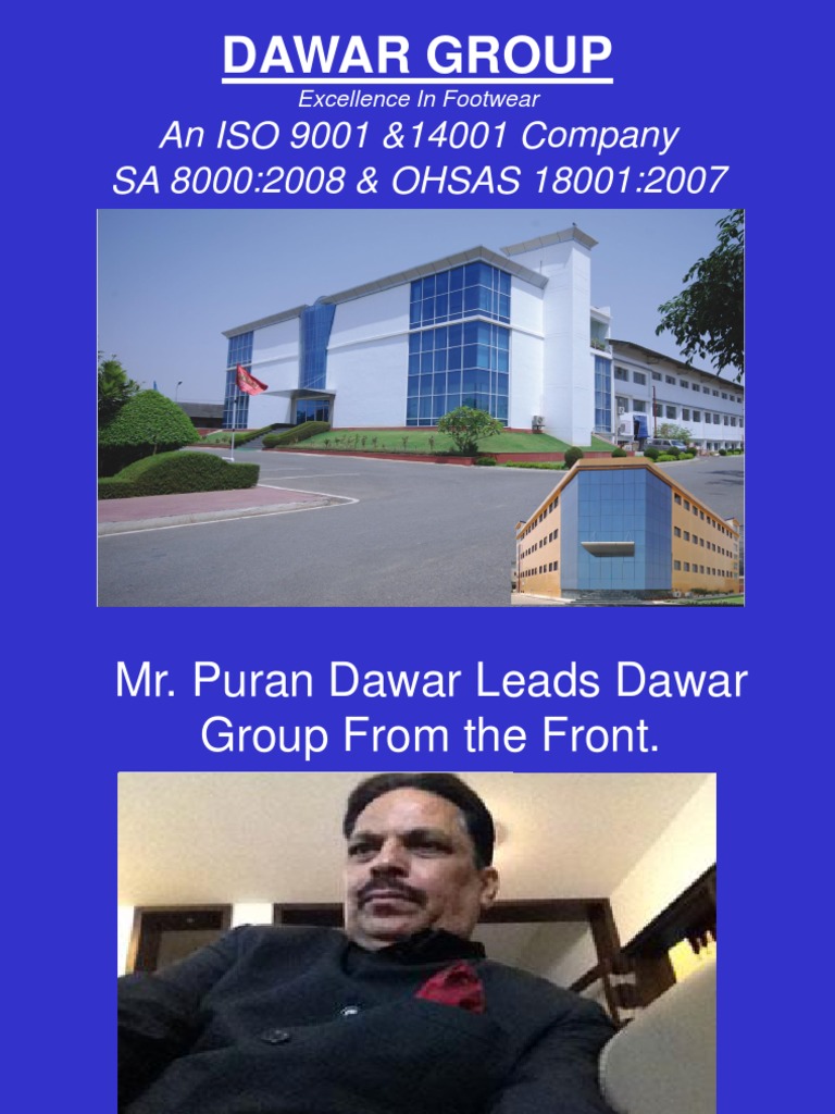 Dawar Group: Excellence in Footwear Manufacturing | PDF | Business
