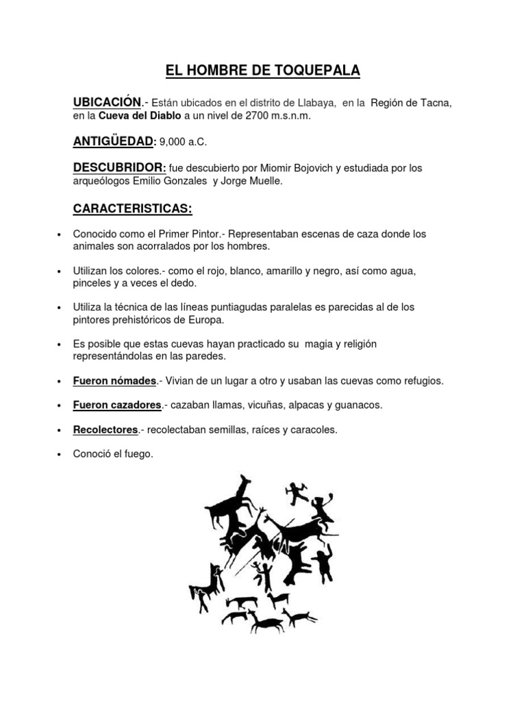 El Hombre de Toquepala | PDF