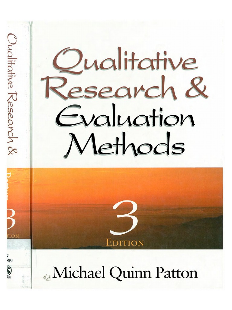 Qualitative Research and Evaluation Methods PDF | PDF | Qualitative ...