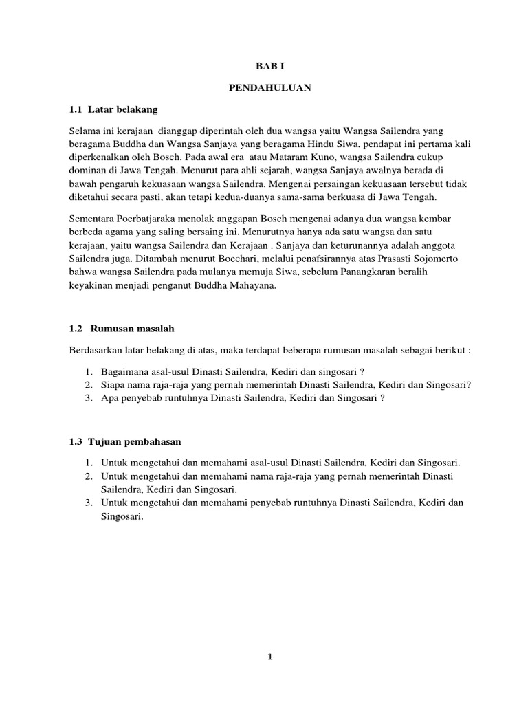 Dinasti Sailendra | PDF