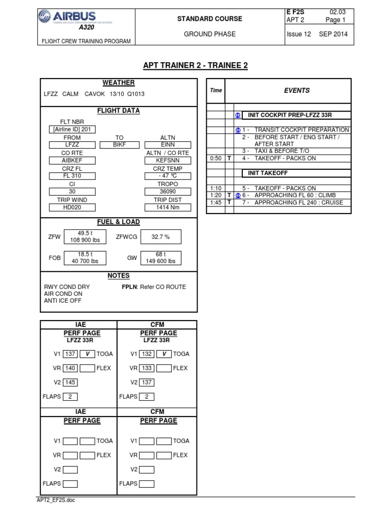 Example A320 | PDF | Airbus