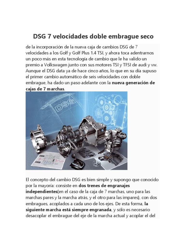 DSG 7 Velocidades | PDF