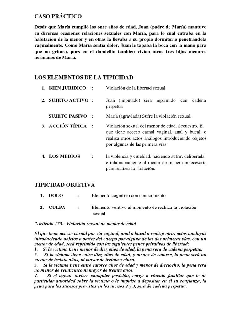 Casos Practicos Cod Penal | PDF