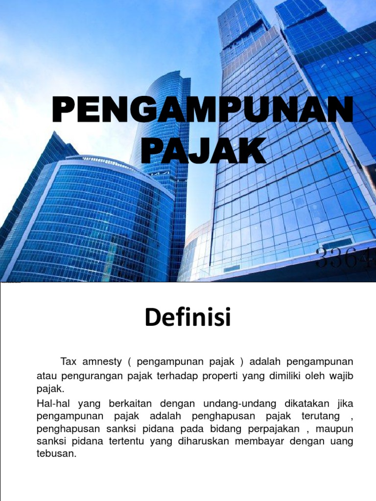 Pengampunan Pajak | PDF