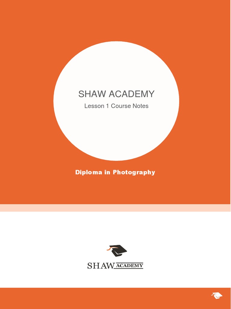Diploma in Photography Lesson 1 Notes | PDF | Digital Single Lens ...