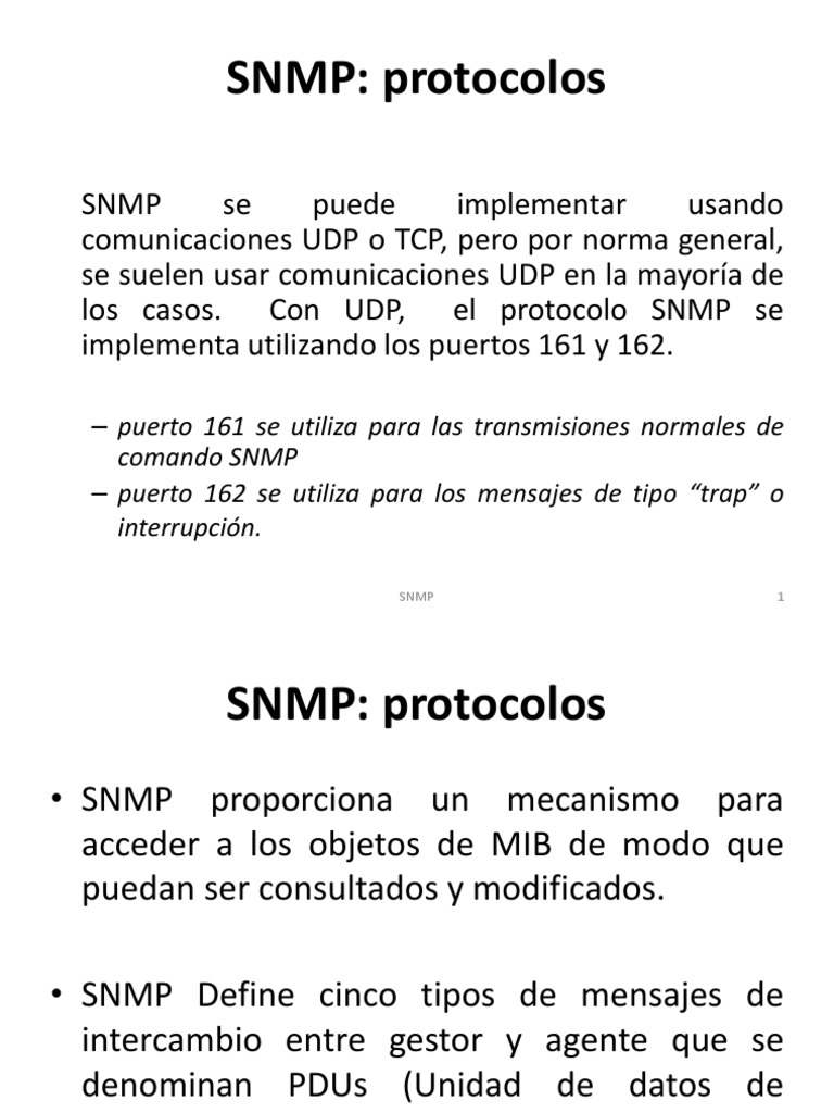 6 SNMP-2 | PDF | Datos de computadora | Protocolos de red